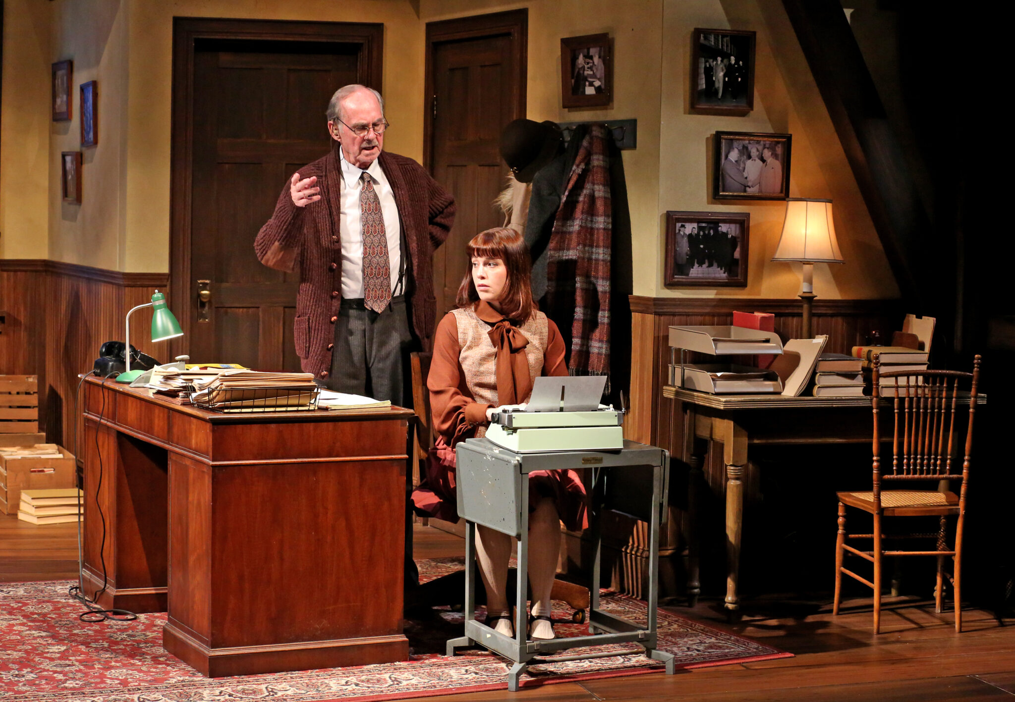 Left to right – Dennis Creaghan and Kelly McCready in Trying by Joanna ...