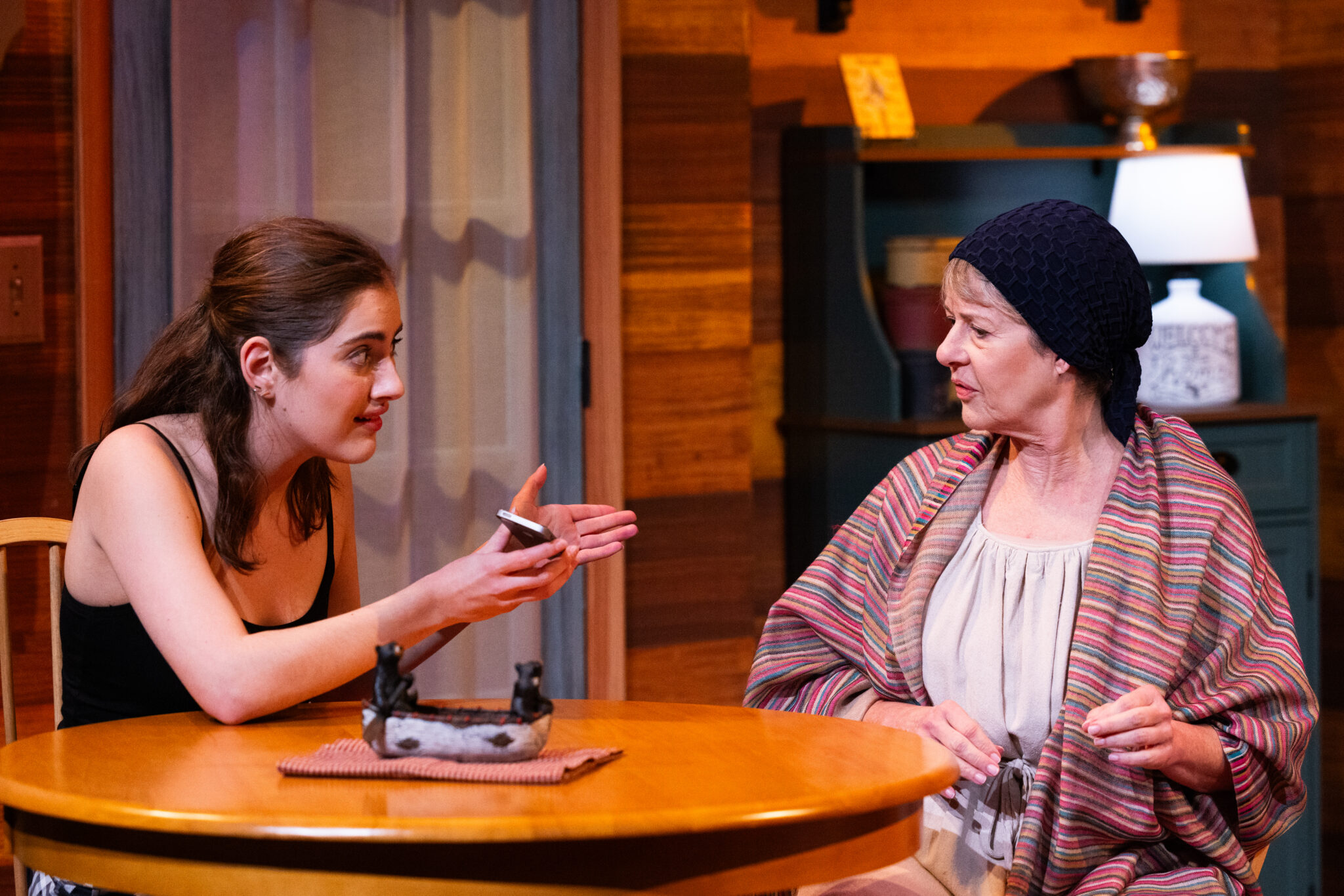 Gemma Berg & Patti Gardner in The Last Yiddish Speaker by Debra Zoe Laufer at Theatre Lab winner ...